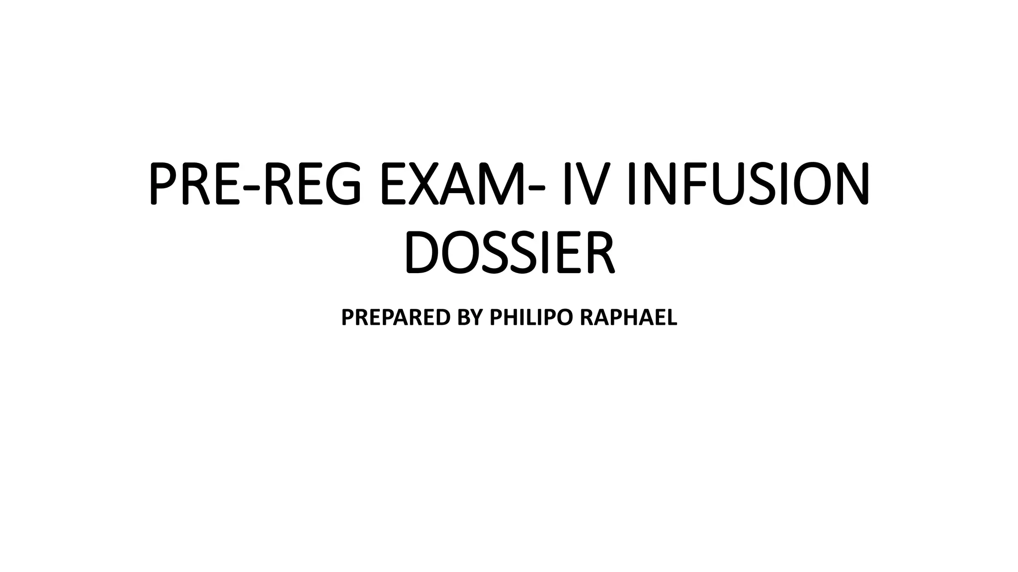 IV INFUSION SOLVED QUESTIONS | PDF