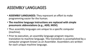 Pre requisite of COA- for Micro controller Embedded systems | PPTX