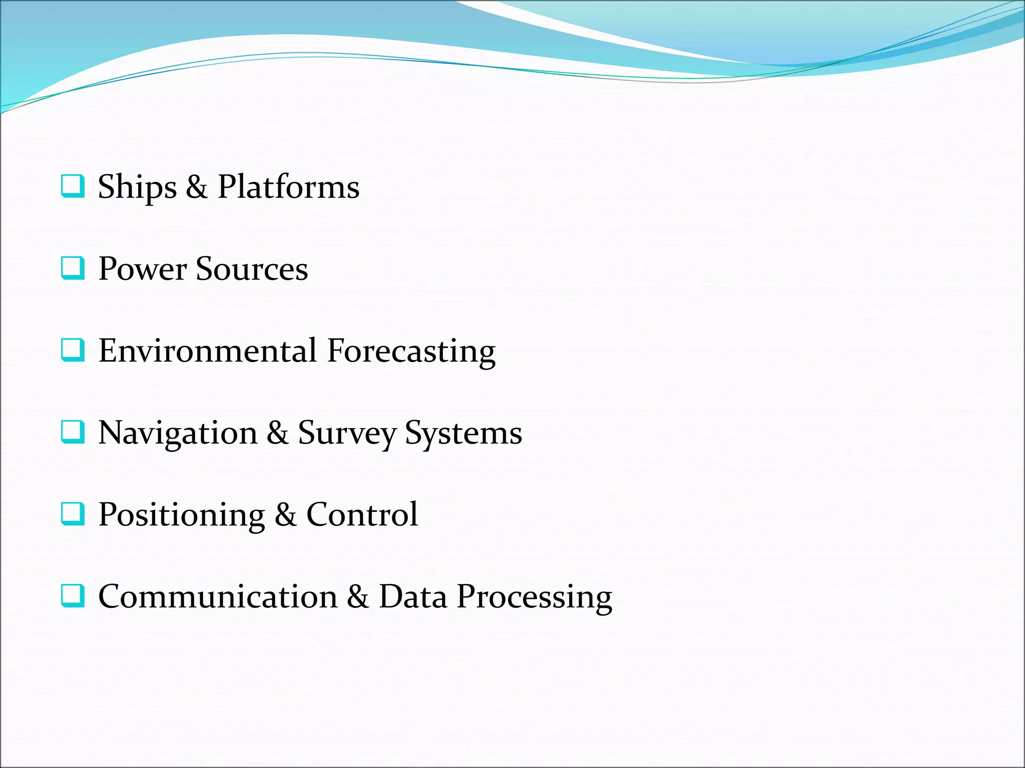 Pre requisites of marine operations | PPT