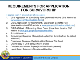 PRE RETIREMENT ORIENTATION FOR SENIORS AND PWDS | PPTX