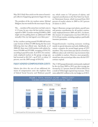 PRE-RETROACTIVE PAY RAISES: How New York City teachers’ salaries have ...