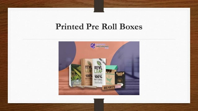 Pre-Roll Boxes | PPT