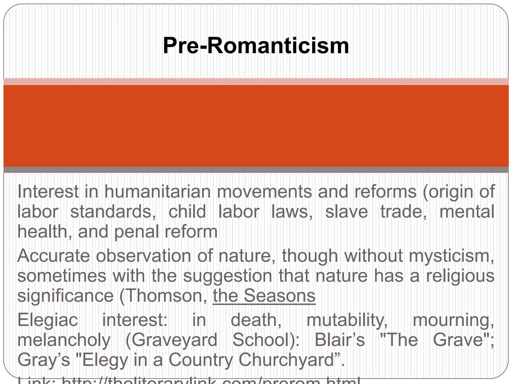 Pre romanticism | PPTX