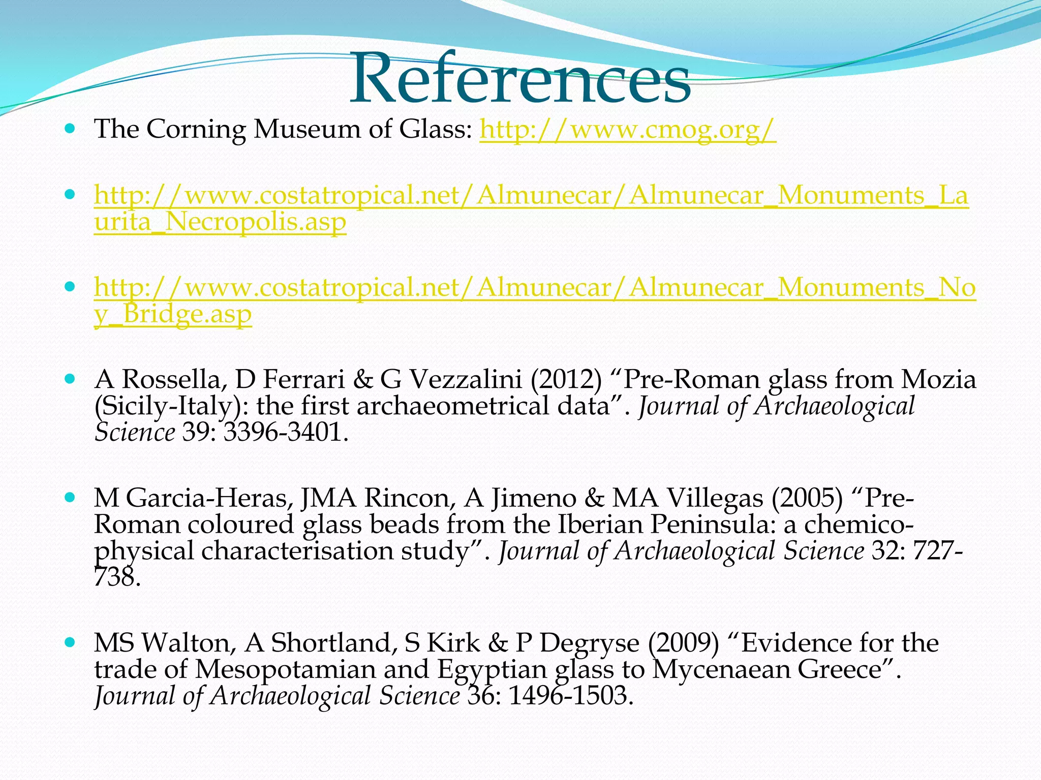 Pre roman vs roman glass Ashley Brennaman | PPTX