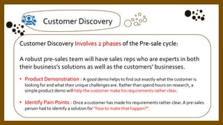 Pre sales preparation | PPTX