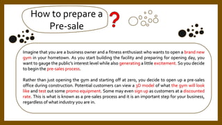 Pre sales preparation | PPTX
