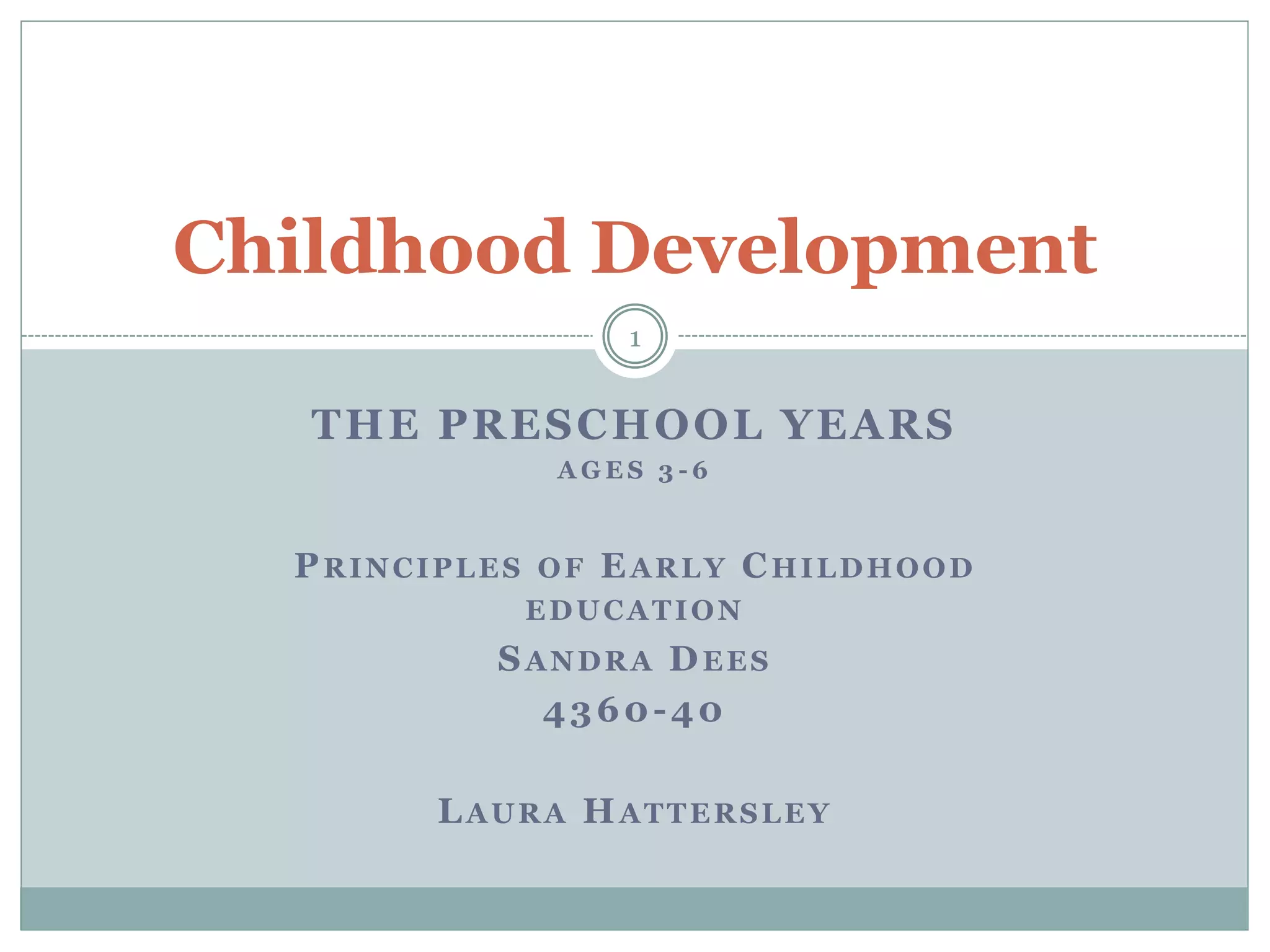 Pre school ppt | PPTX
