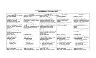 Pre school week 21-25 | PPT