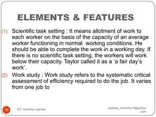 Pre scientific management theory | PPSX