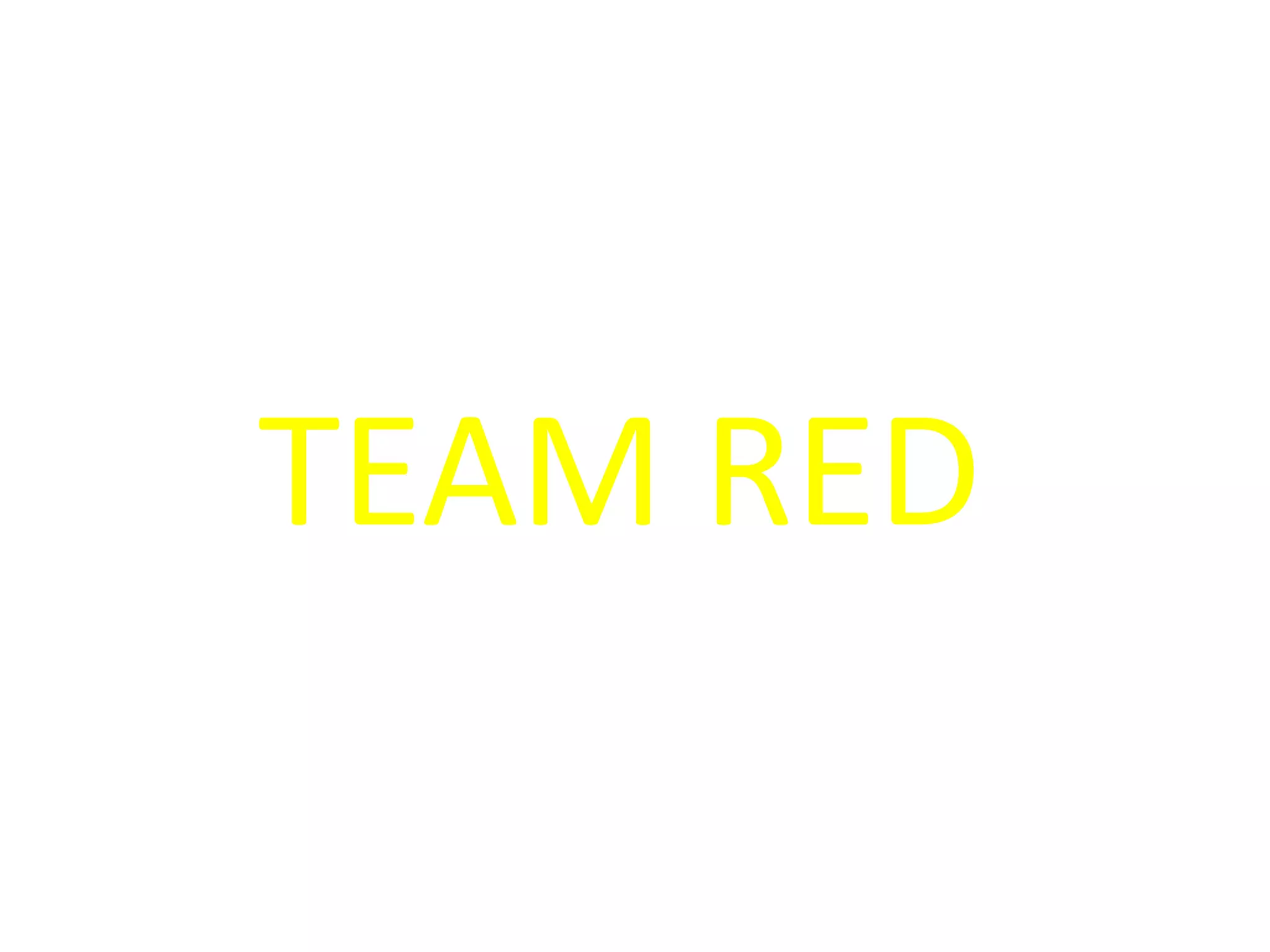 Presentation Team Red | PPTX