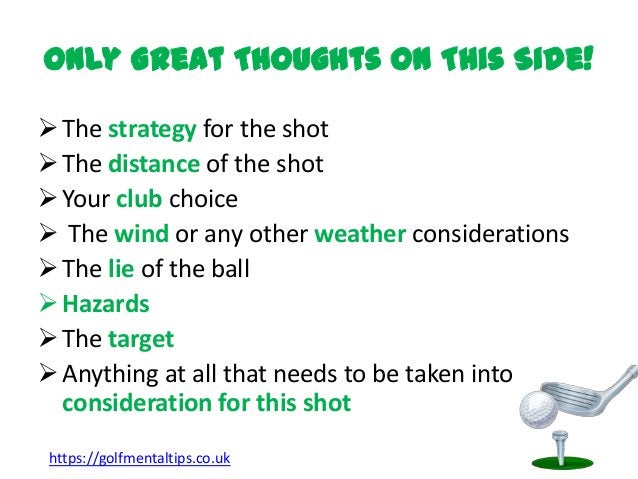 Pre shot routine | PPT