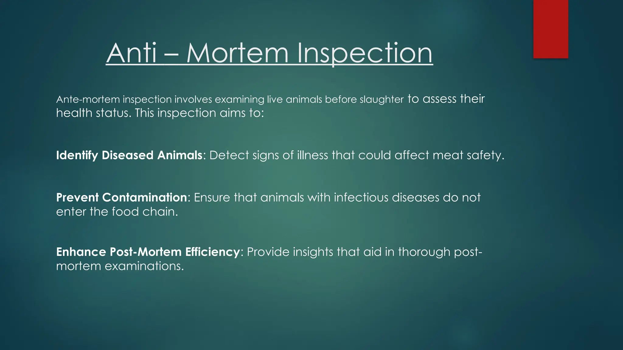 Pre - Slaughter care Presentation.p nmptx | PPTX
