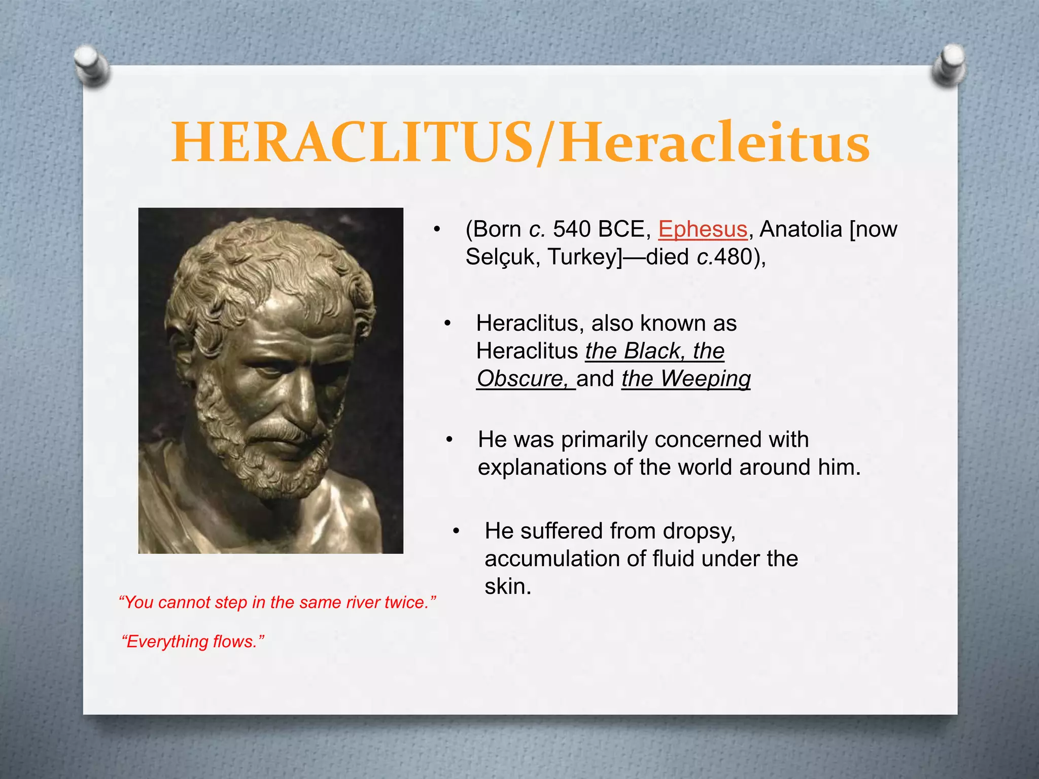 Pre socratic | PPTX