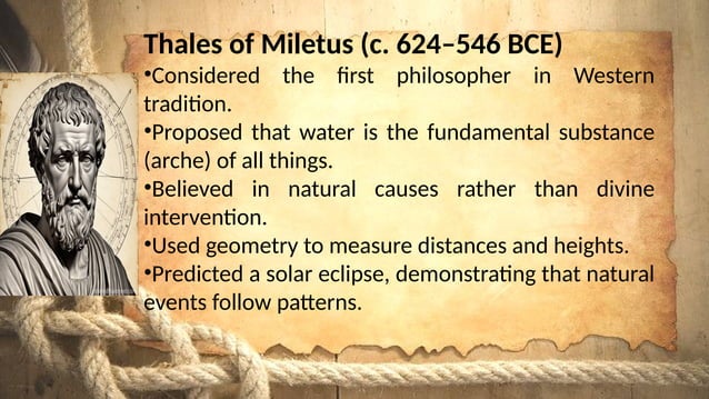 Pre-Socratic-Philosophy: understanding.. | PPT