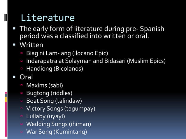 Pre spanish-colonial-art-in-the-philippines | PPTX | Musical ...