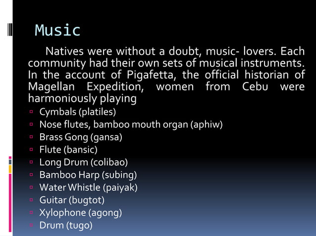 Pre spanish-colonial-art-in-the-philippines | PPTX | Musical ...