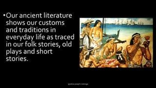 Pre spanish period and mythology | PPTX