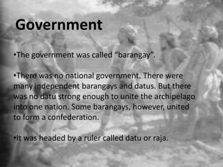 Pre spanish period in the philippines | PPTX