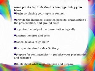 Giving Effective oral presentations | PPT