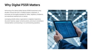 Pre-Startup Safety Review (PSSR) Assessment with eAuditor Audits ...