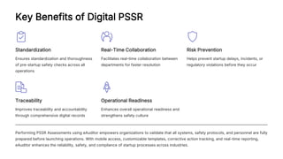 Pre-Startup Safety Review (PSSR) Assessment with eAuditor Audits ...
