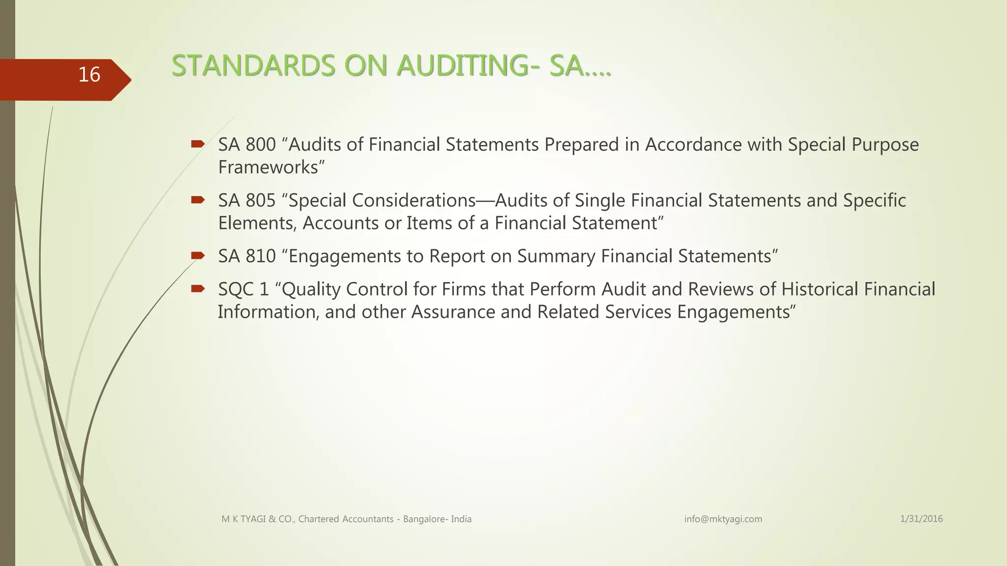 Pre statutory audit - checklist | PPTX