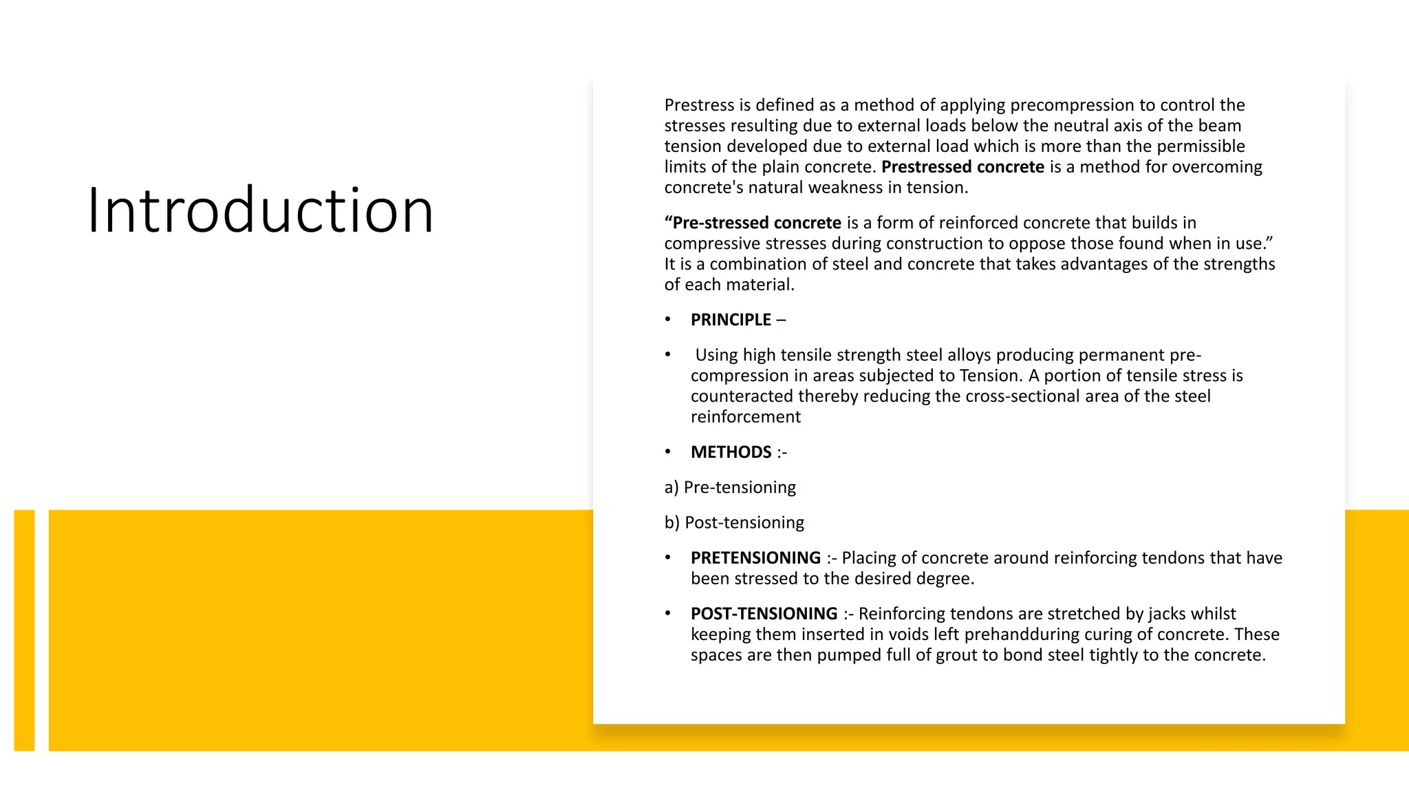 Pre-stressed concrete | PDF