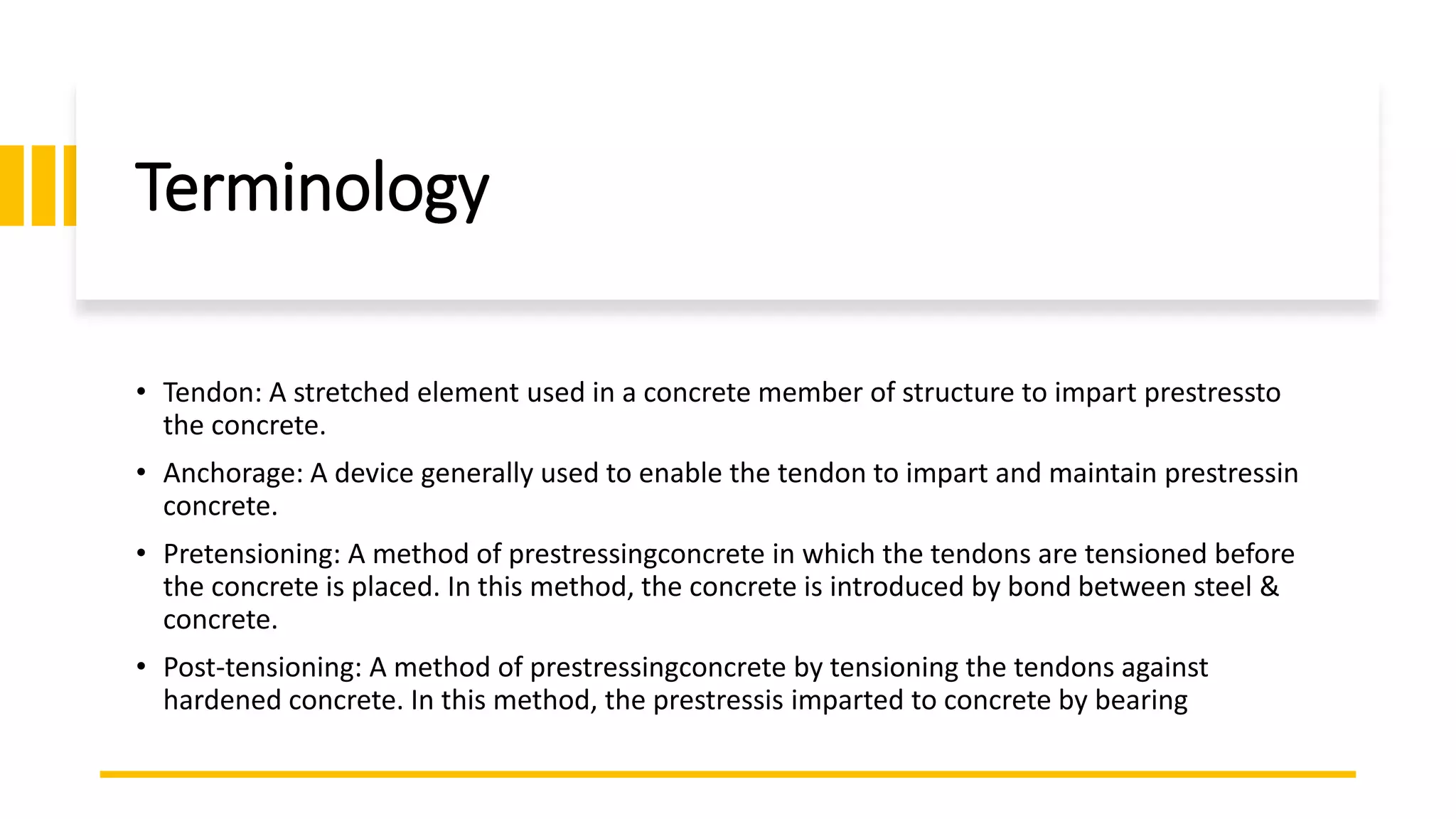 Pre-stressed concrete | PDF