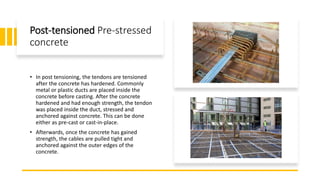 Pre-stressed concrete | PDF