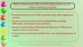Pre support training programme for children with special needs | PPTX ...