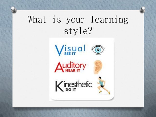 Pre teaching activity - Learning styles | PPT