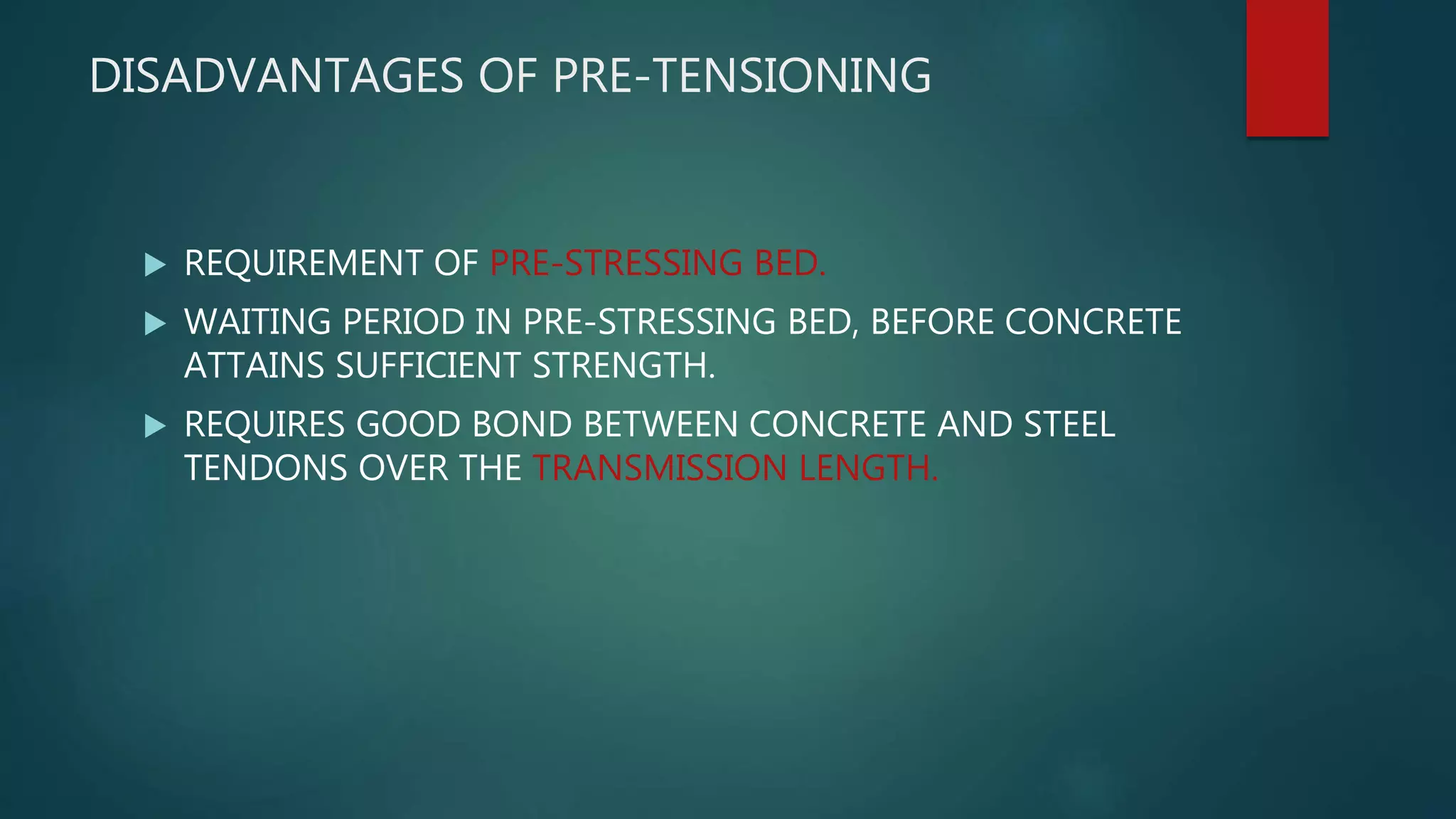 Pre-tensioning Prestresssed Devices | PPTX