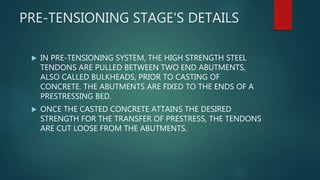 Pre-tensioning Prestresssed Devices | PPTX