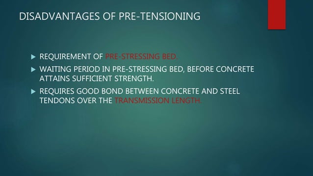 Pre-tensioning Prestresssed Devices | PPT