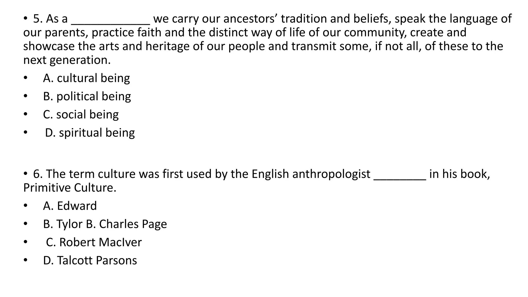 PRE-TEST understanding culture society and politics.pptx