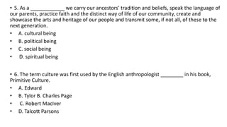 PRE-TEST understanding culture society and politics.pptx