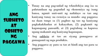 PRE-TEST ARALIN 9 - Dignidad sa paggawa ng tao | PPTX