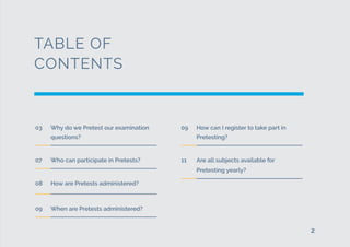Pre-Testing Brochure | PDF