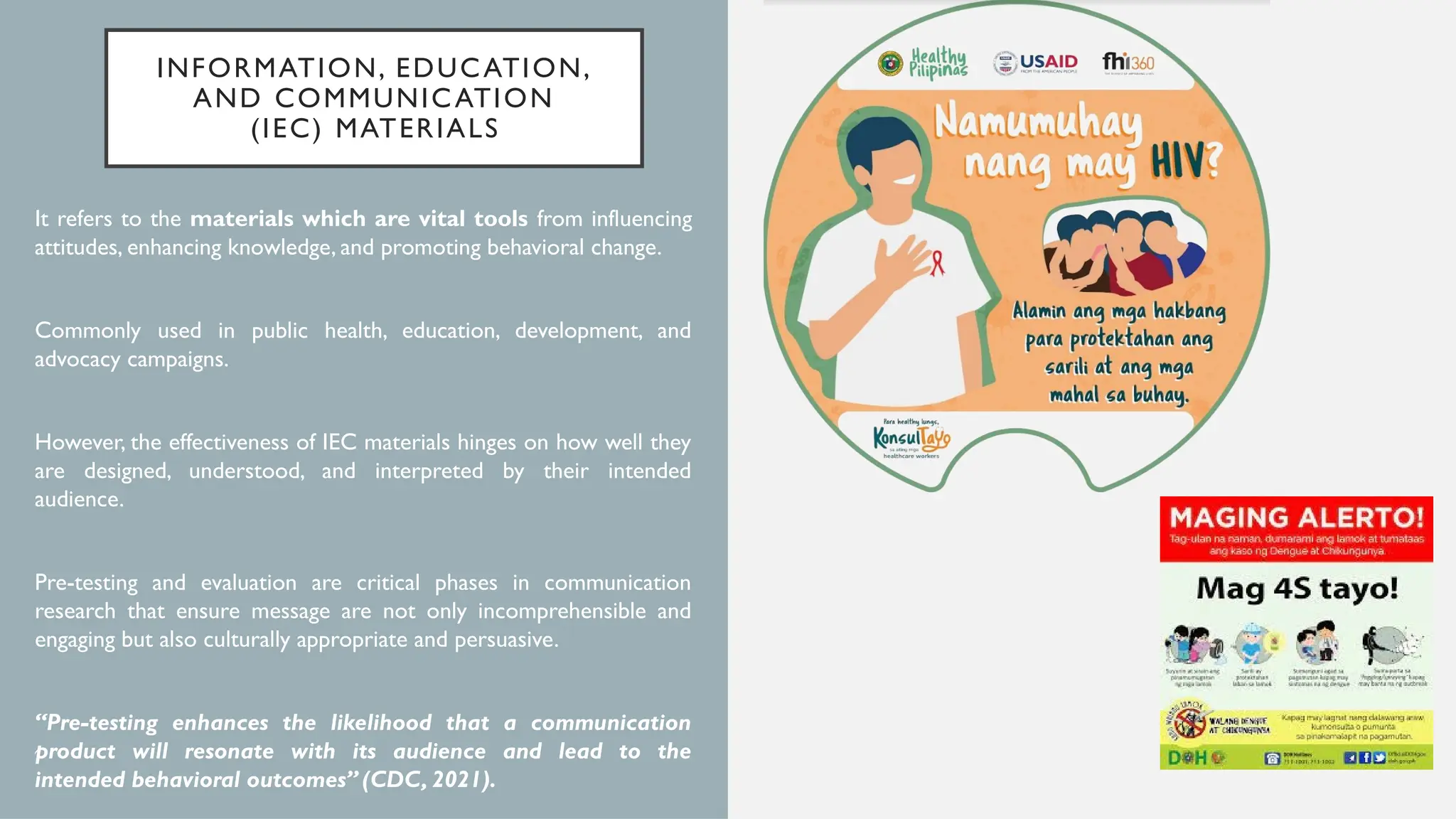 Pre-testing and Evaluation of IEC Materials.pptx