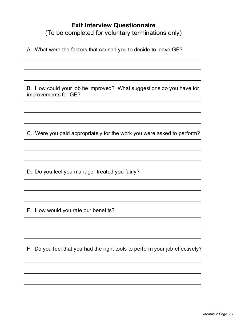 Pre test module 2 2000