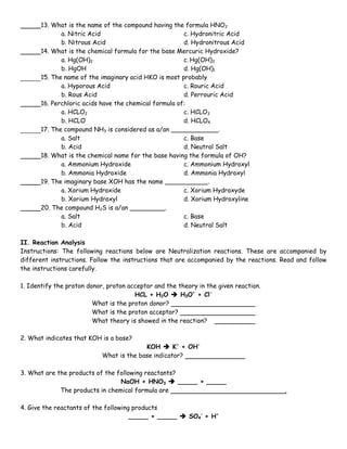 Pre test unit plan | PDF