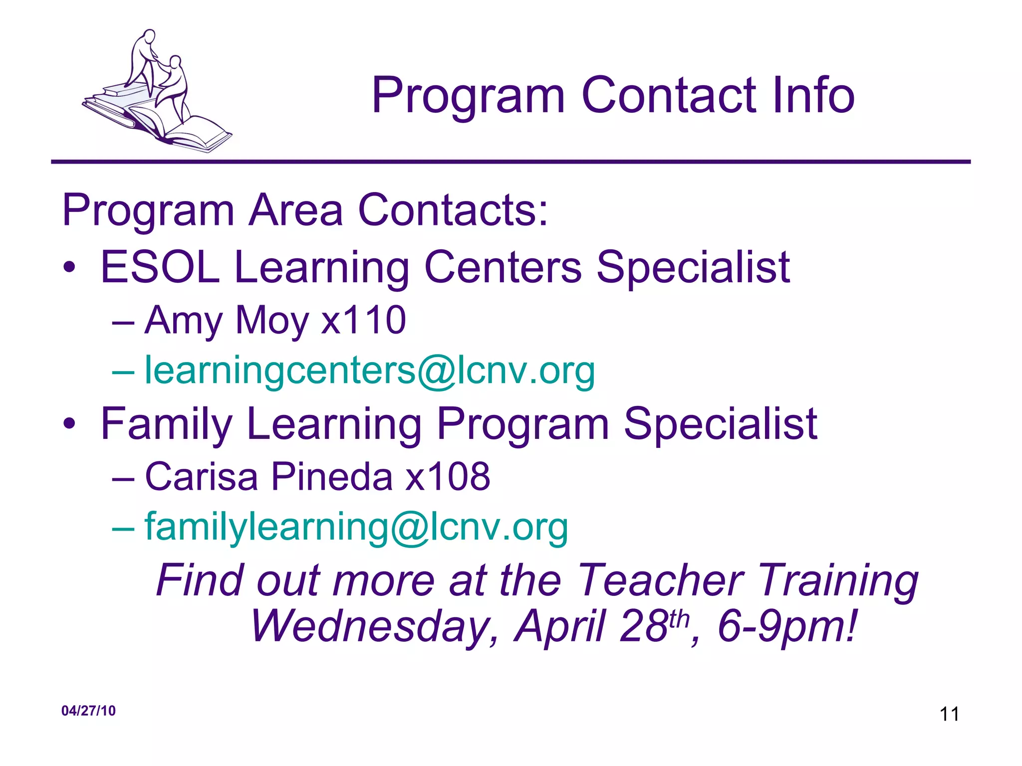 Classroom Programs Intro | PPT