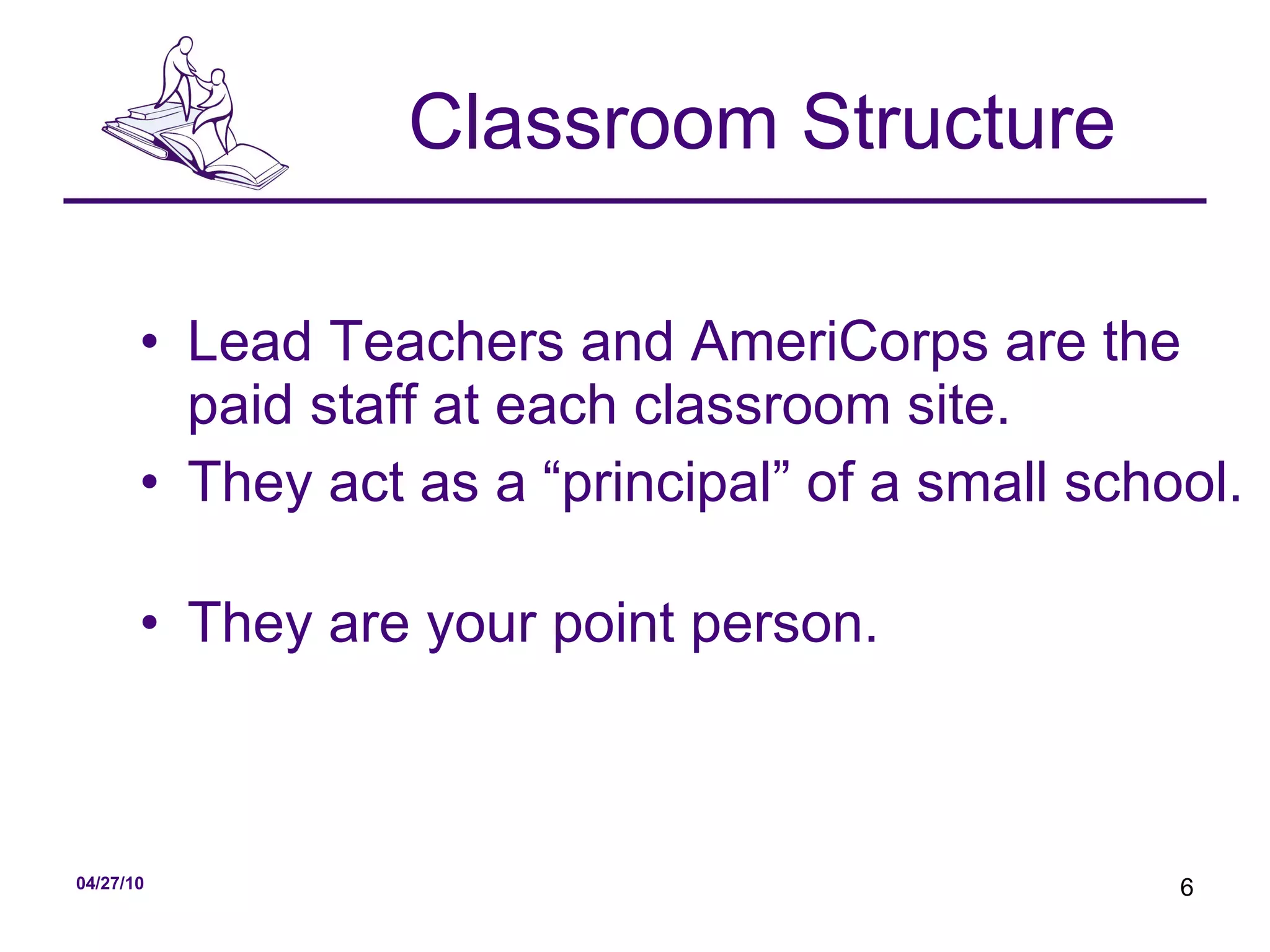 Classroom Programs Intro | PPT