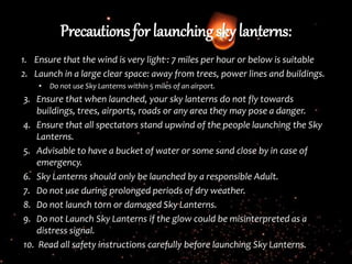 Pre trip task sky lanterns 天灯 | PPT