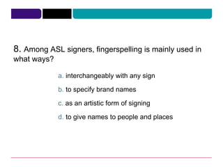 Pre-Unit Deaf Awareness | PPT