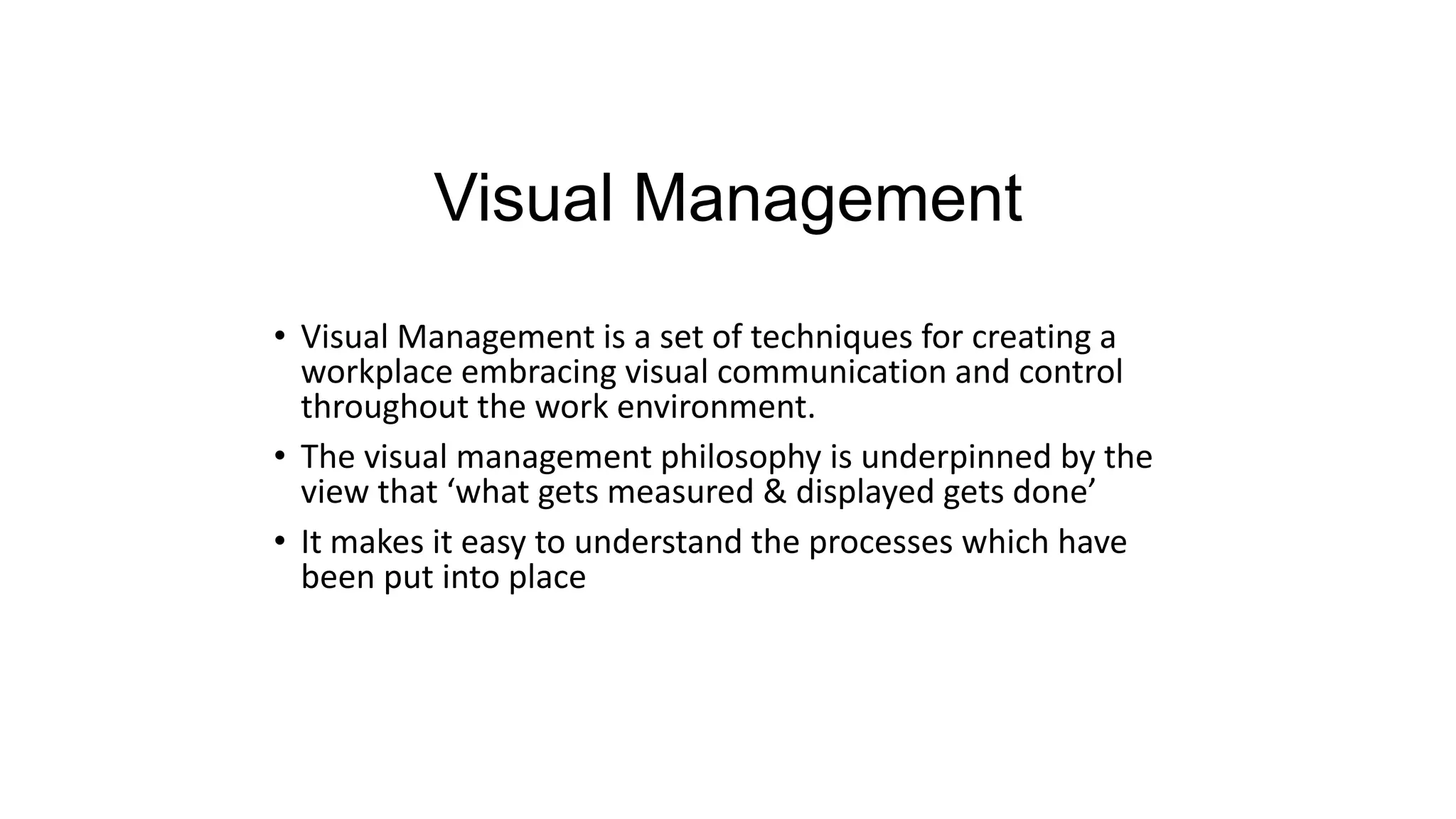Visual Management | PPTX