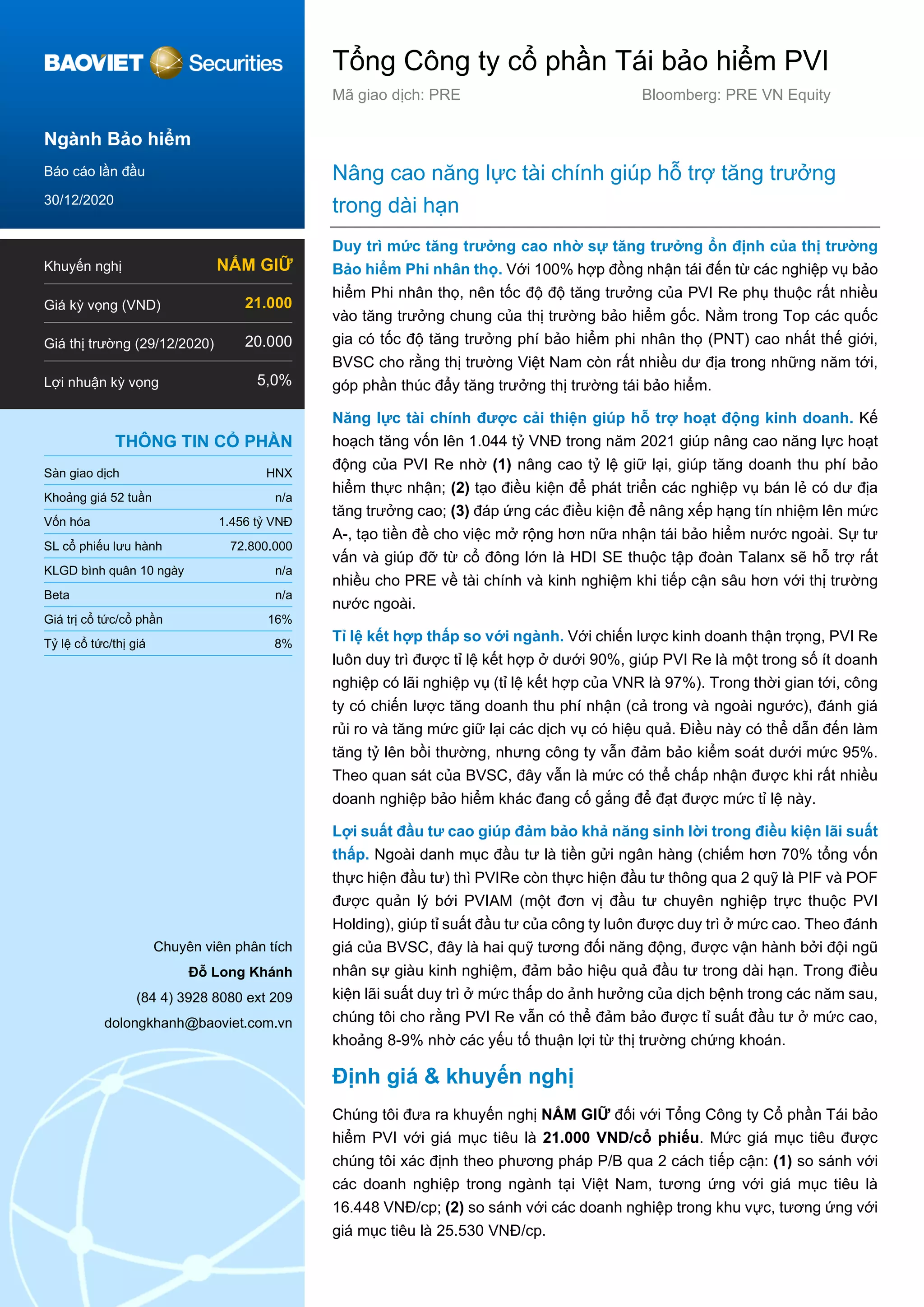 PVI Re VN Initial Report | PDF