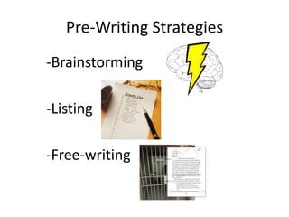 Pre writing | PPTX