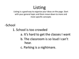 Pre writing | PPTX