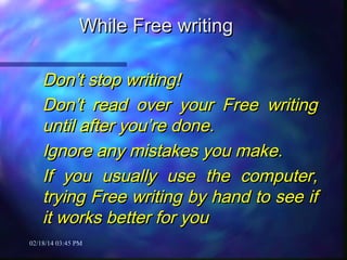 Pre writing | PPT